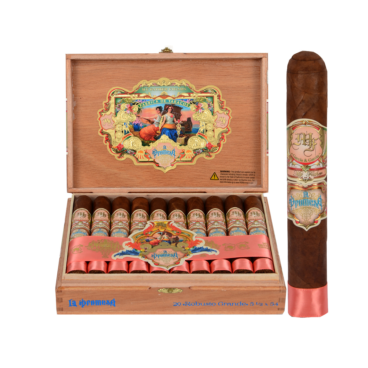 My Father La Promesa Robusto Grande 5 1/2x54 - Best cigars - сайт за ...
