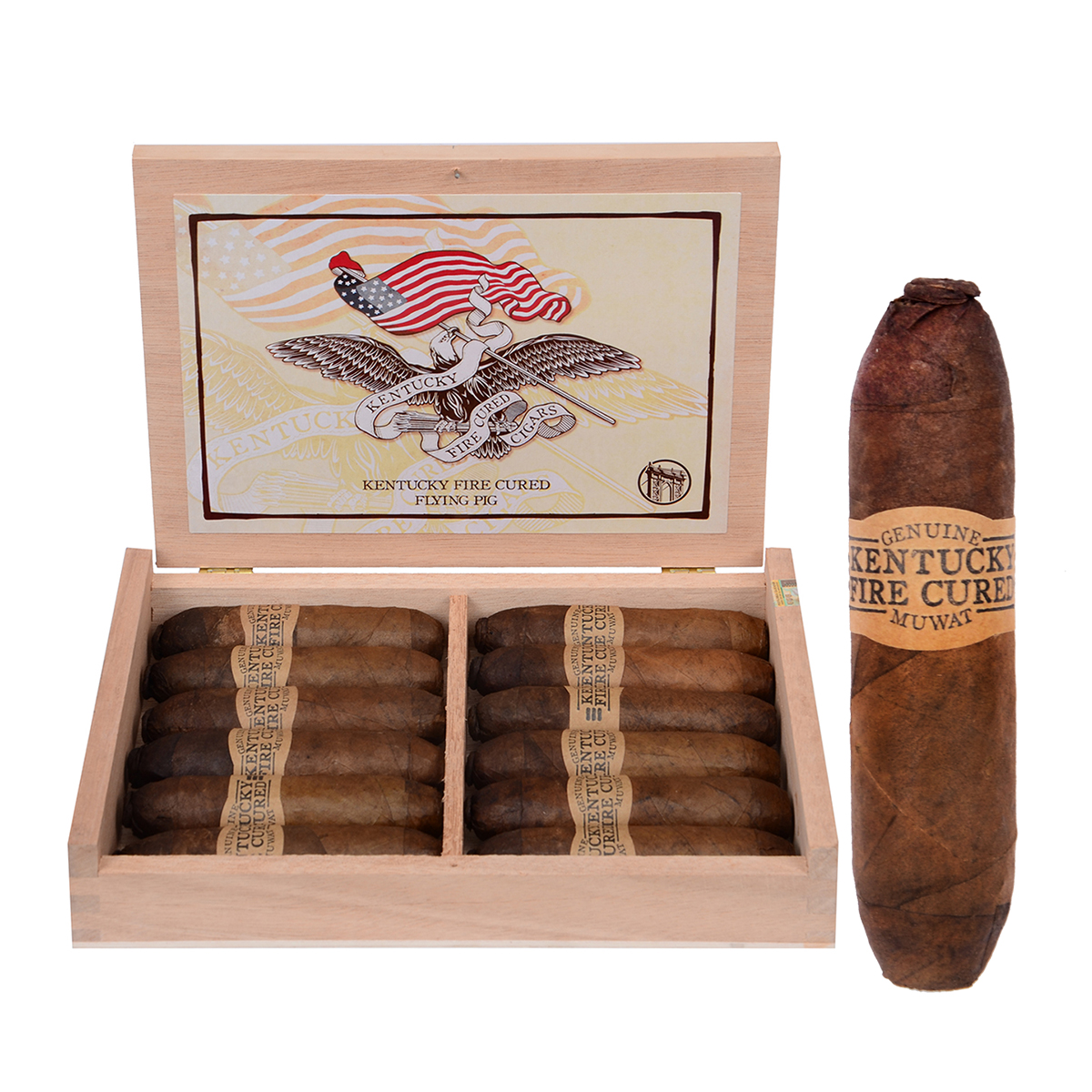Drew Estate Kentucky Fire Cured Fat Molly Flying Pig 4 1/8 x 60 - Best ...