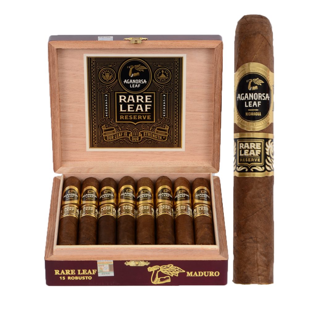 Aganorsa Leaf Rare Leaf Reserve Maduro Robusto 5 1/2 x 52 - Best cigars ...
